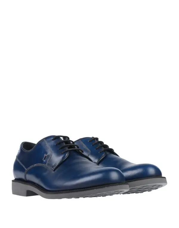 TOD'S Leather Lace-up Shoes - Blue