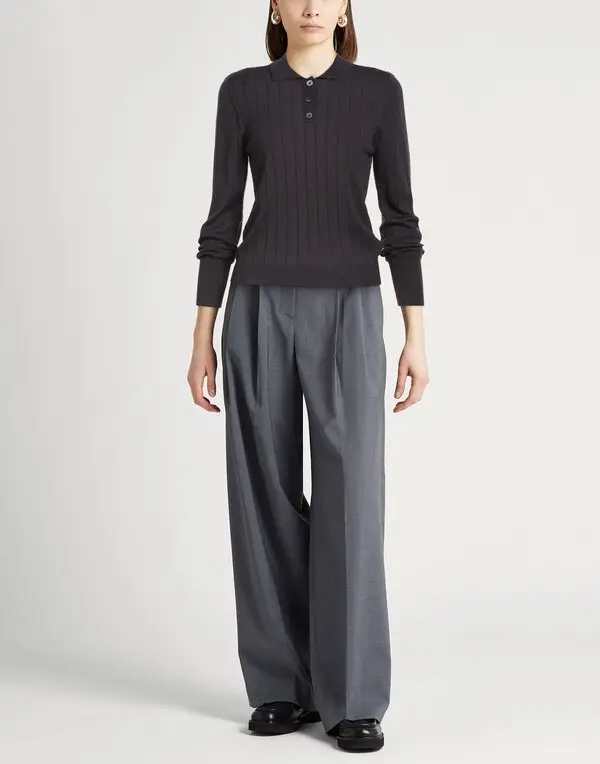 Peserico Merino Wool Buttoned Neckline Sweater