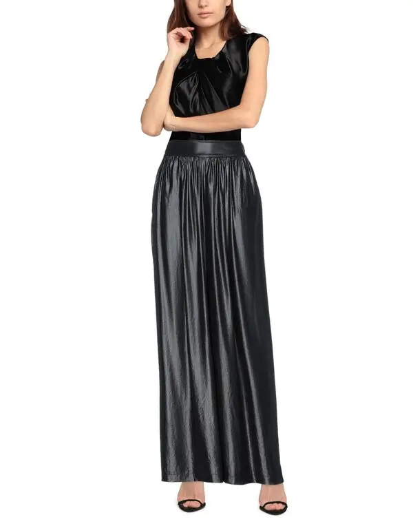 MARC ELLIS Wide Leg Coated Pants