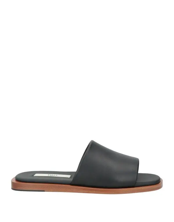 Bally Leather Slide Sandals