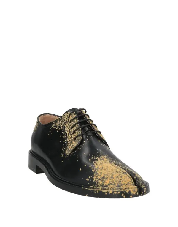 MAISON MARGIELA Lace-up Leather Derby Shoes - Black