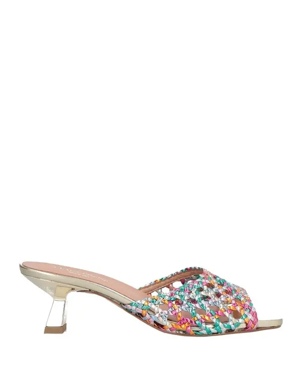 BALDININI Leather Slide Sandals