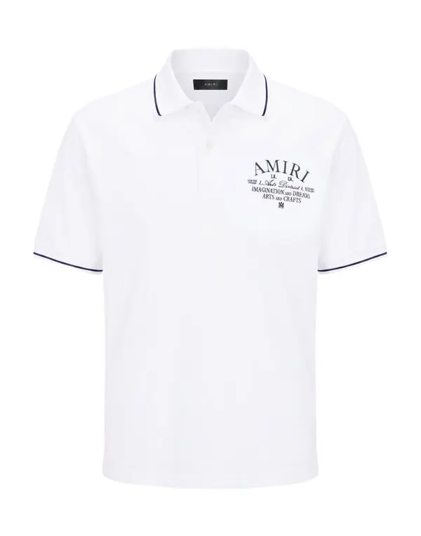 Amiri Polo Shirt Size Cotton - White