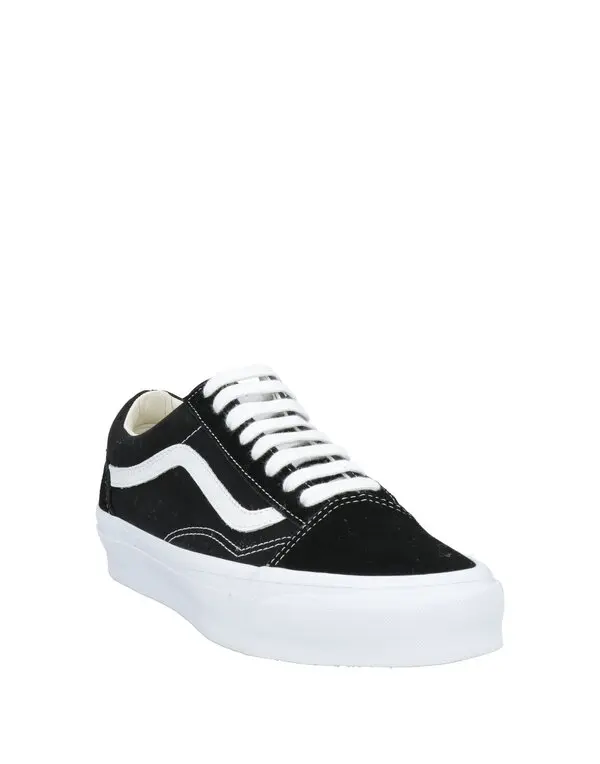 VANS Leather And Textile Sneakers - Black