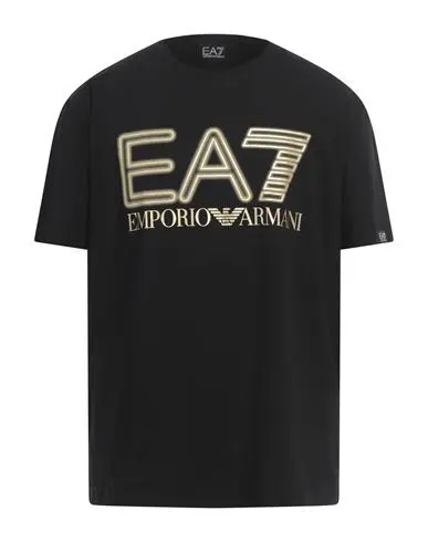 EA7 T-shirt Size Cotton, Elastane - Black