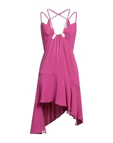 Andamane Mini Dress In Silk And Elastane - Red