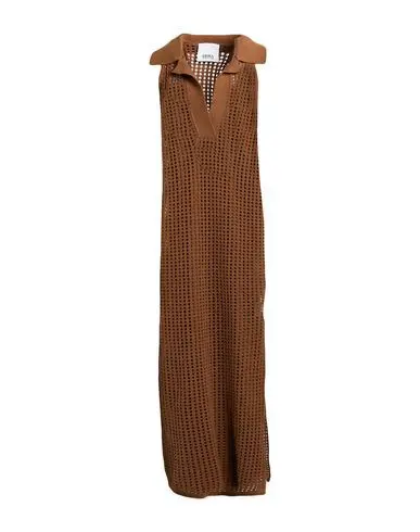Erika Cavallini Cotton Maxi Dress - Brown