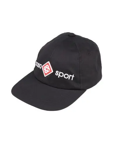 Casablanca Cotton Baseball Cap - Black