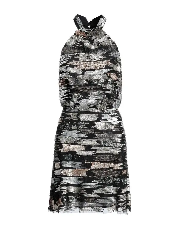Pinko Mini Dress With Sequins And Beads