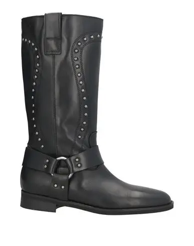 OVYE Leather Boots With Studs - Black