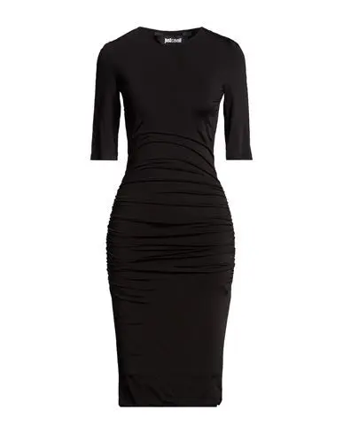 Just Cavalli Midi Dress Size Viscose, Elastane - Black