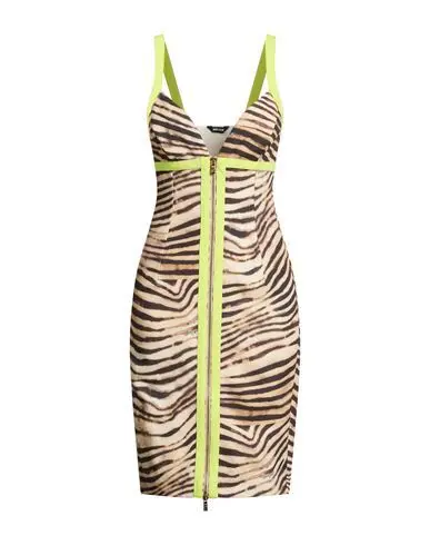 Just Cavalli Midi Dress Sand Size Polyester, Elastane - Beige