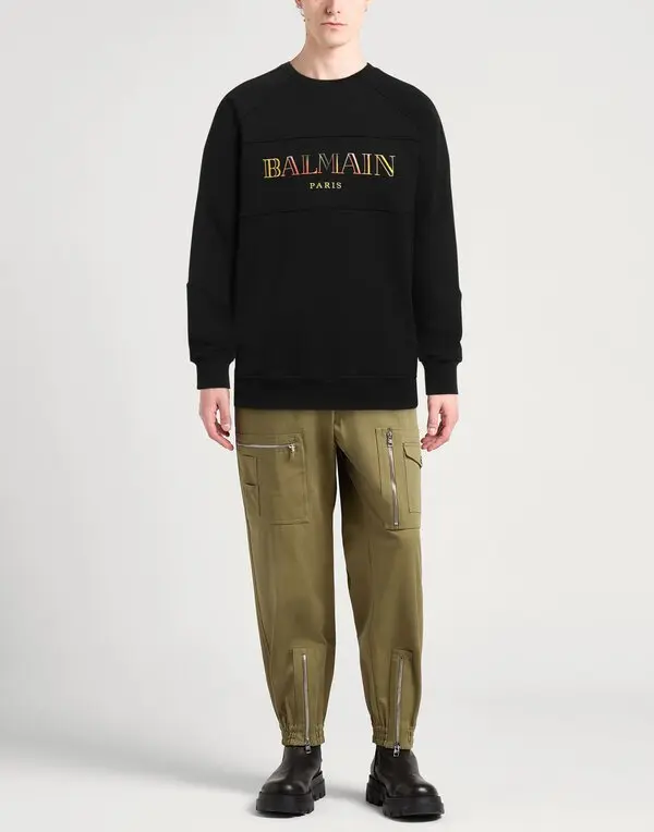 Balmain Sweatshirt In Cotton And Elastane
