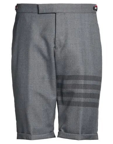 Thom Browne Striped Wool Blend Bermuda Shorts