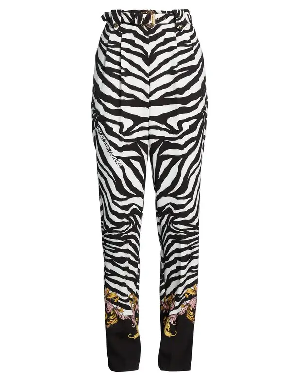 Versace Straight-leg Zebra-print Pants