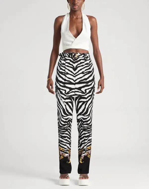 Versace Straight-leg Zebra-print Pants