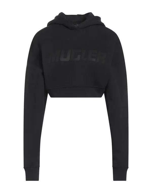 MUGLER Cotton-blend French Terry Sweatshirt