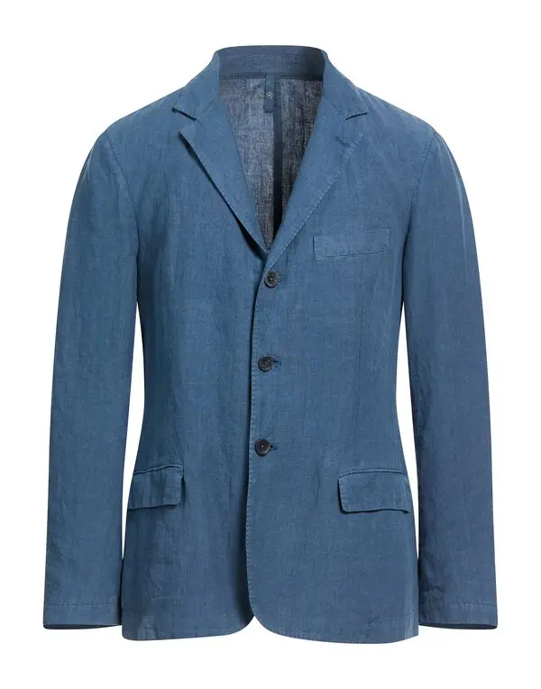 120% Lino Linen Single-breasted Blazer