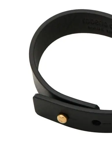 Roberto Cavalli Leather Logo Bracelet