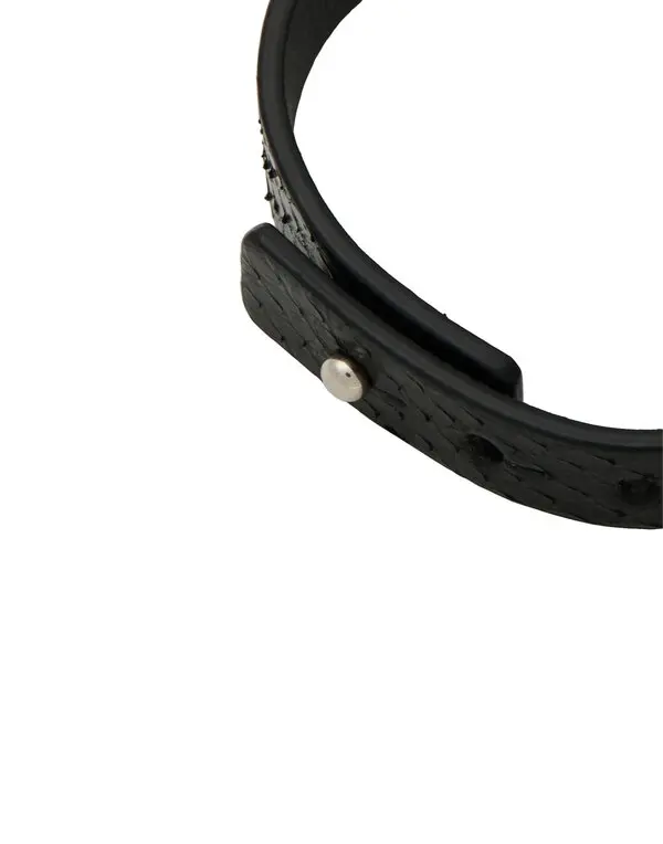 Roberto Cavalli Leather Bracelet