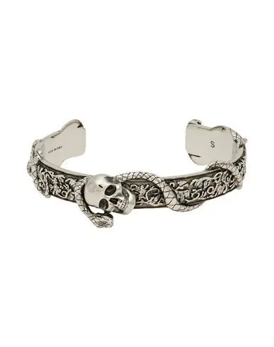Alexander McQueen Metal Bracelet - Silver