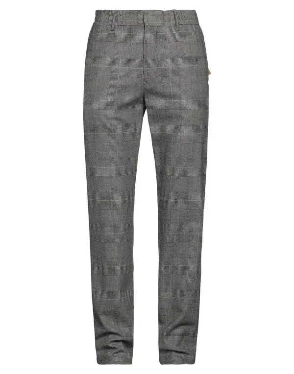 Incotex Virgin Wool Blend Glen Plaid Slacks