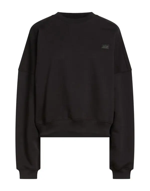 Alpha Industries Sweatshirt In Cotton And Polyester - Black