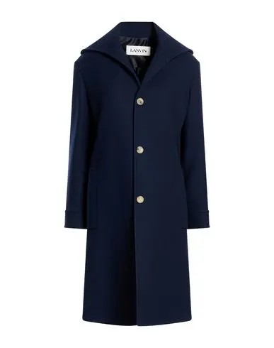 LANVIN Single-breasted Virgin Wool & Cashmere Coat