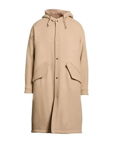 Herno Coat Sand Size Virgin Wool, Polyamide - Beige