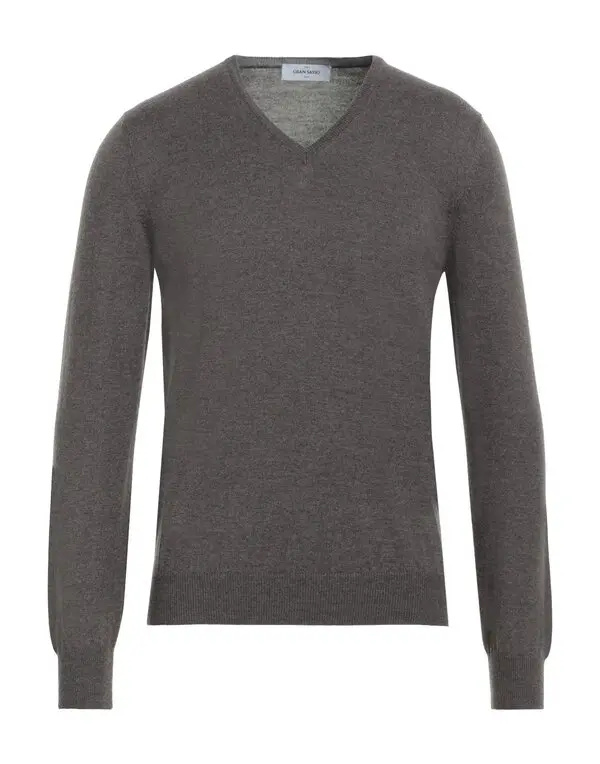 GRAN SASSO Virgin Wool V-neck Sweater