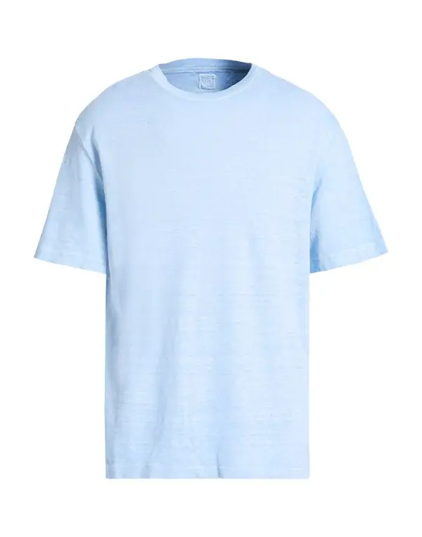 120% Lino T-shirt Size Linen - Blue