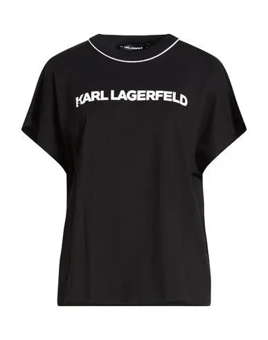 Karl Lagerfeld Organic Cotton Logo T-shirt - Black