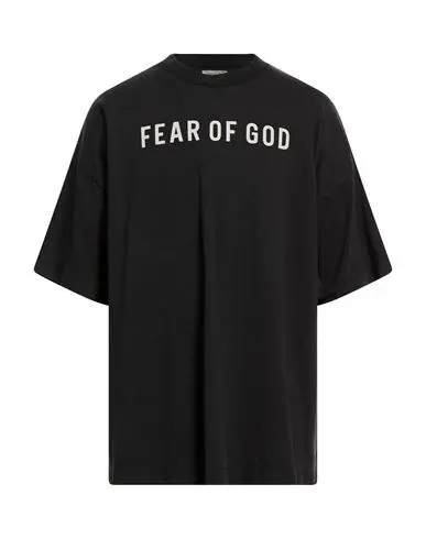 Fear Of God T-shirt Size Cotton - Black