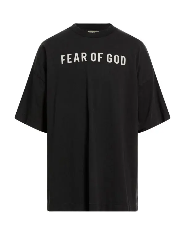 Fear Of God T-shirt Size Cotton - Black