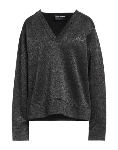 Karl Lagerfeld T-shirt In Viscose, Polyester, And Metallic Fiber