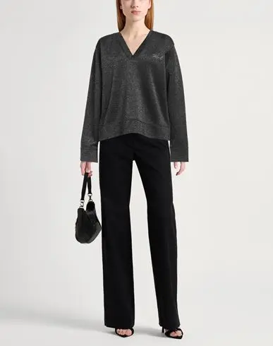 Karl Lagerfeld T-shirt In Viscose, Polyester, And Metallic Fiber