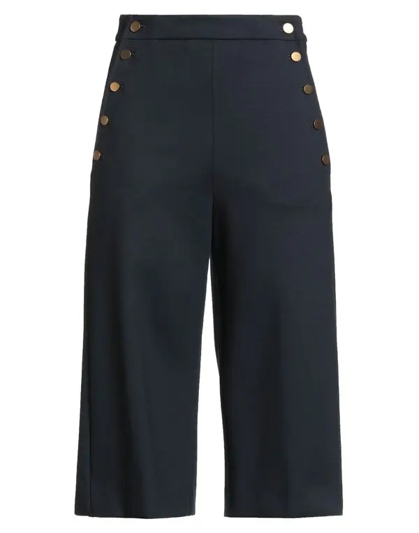 Max Mara Culottes In Wool Blend - Navy