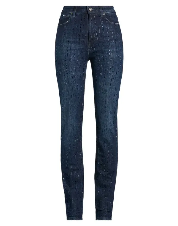 DONDUP Embellished Straight Leg Jeans