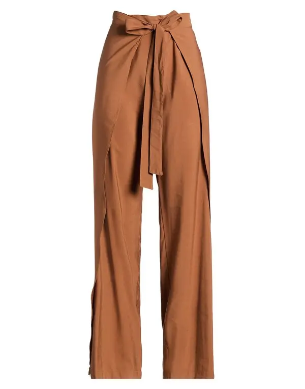 Liu Jo High Waisted Wide Leg Pants With Tie Detail