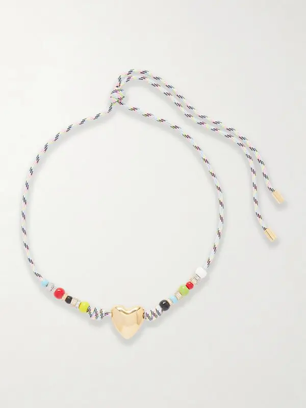 MARTHA CALVO Amor Wrap Beaded Necklace - Multi