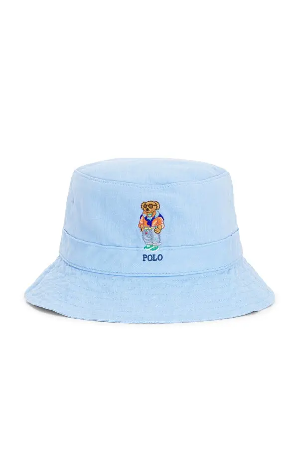 Polo Ralph Lauren Classic Novelty Bear Loft Bucket Hat - Austin Blue