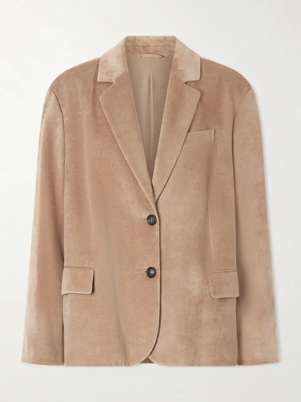 Brunello Cucinelli Corduroy Blazer - Brown