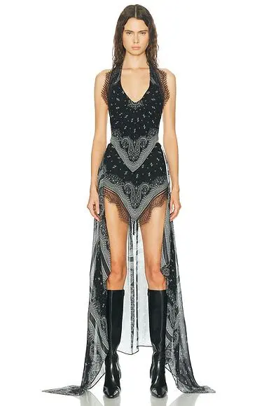 HAELO Split Bandana Dress