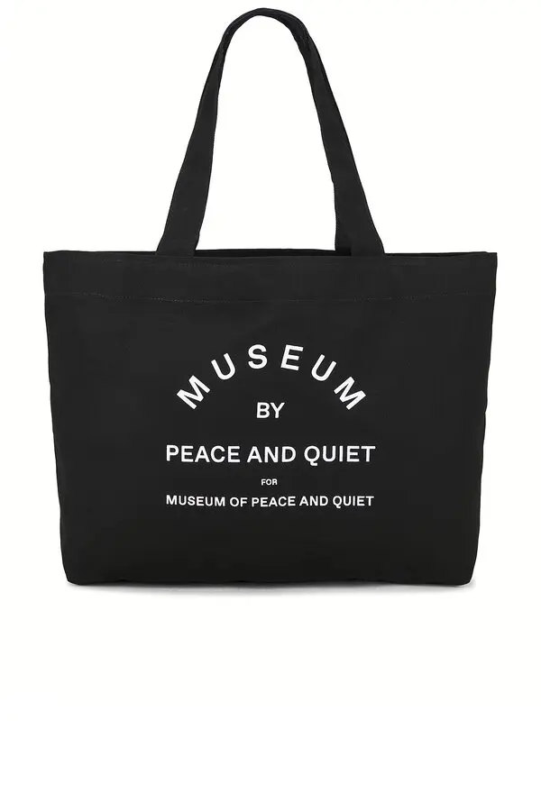 MUSEUM OF PEACE & QUIET Museum Pq Tote Bag - Black