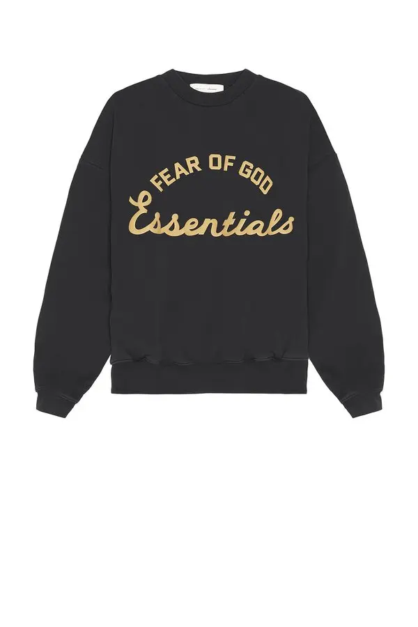 Fear Of God Training 90's Crewneck Sweatshirt - Faded Black