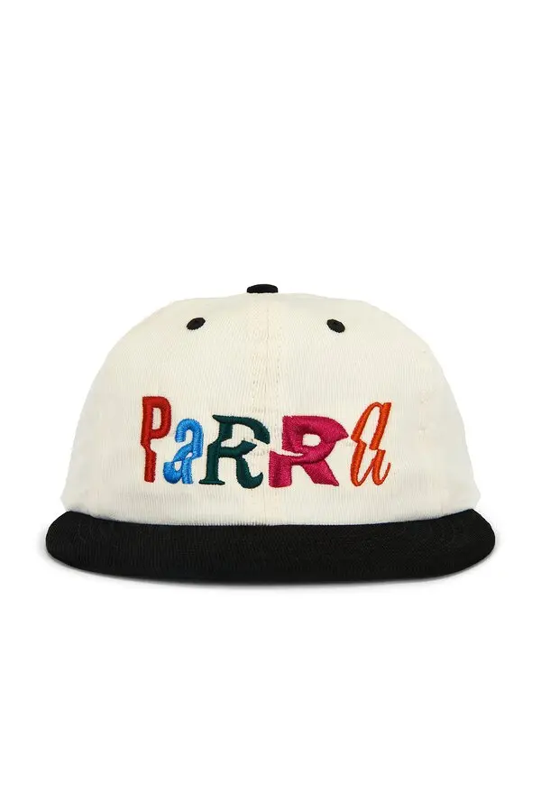 PARRA Error Logo 6 Panel Cap - Off White