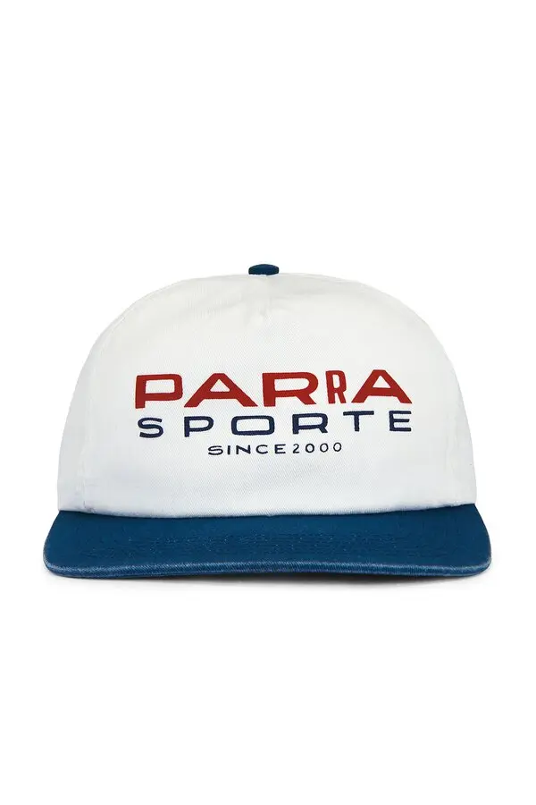 PARRA Sporte 5 Panel Hat - White