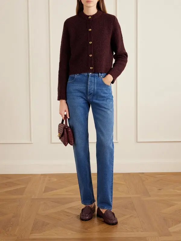 Bottega Veneta Silenzio Intrecciato Leather Loafers