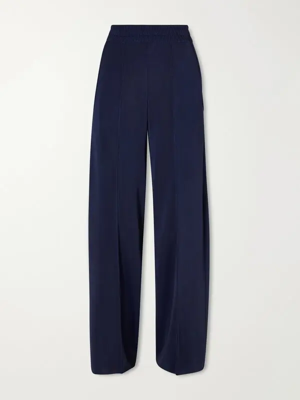 LANVIN Knitted Wide Leg Pants - Blue