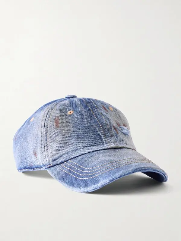 Acne Studios Carliy Cotton-twill Baseball Cap - Blue